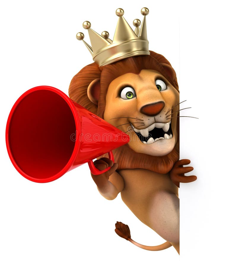 Fun lion stock illustration. Illustration of king, animals - 50803905
