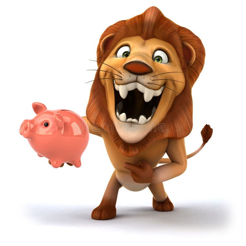 Fun lion stock illustration. Illustration of paws, beast - 50803922