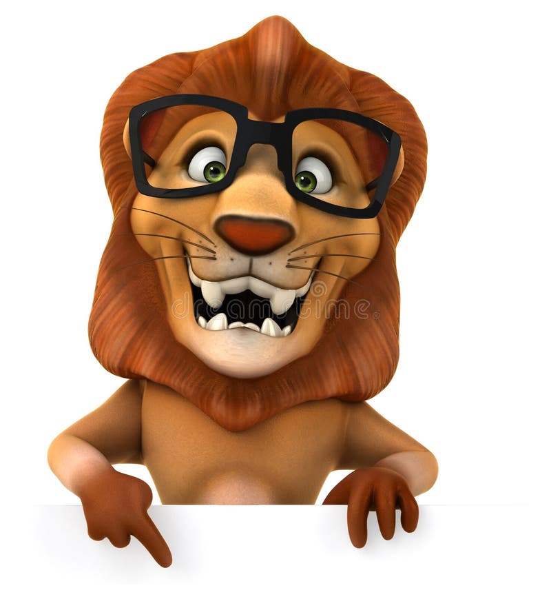 Fun lion stock illustration. Illustration of beast, african - 54715105