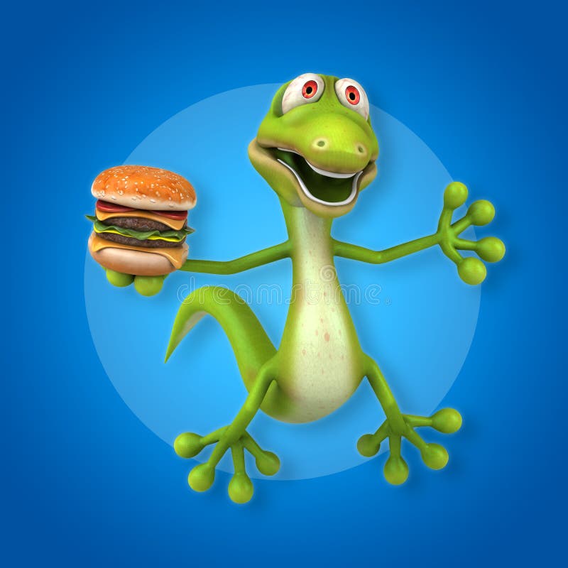 Fun lizard stock illustration. Illustration of green - 72584395