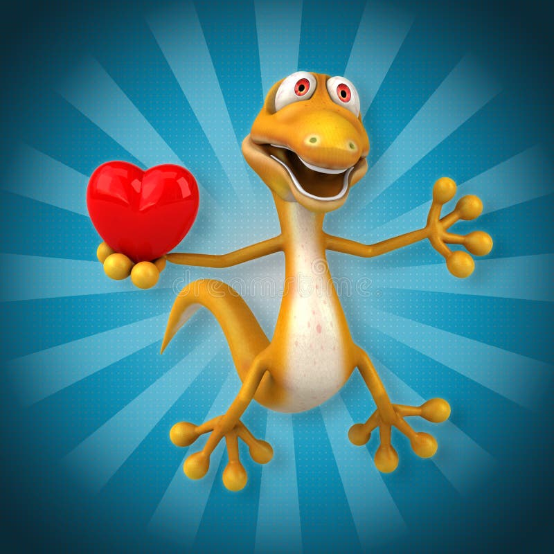 Fun lizard stock illustration. Illustration of reptile - 72584601