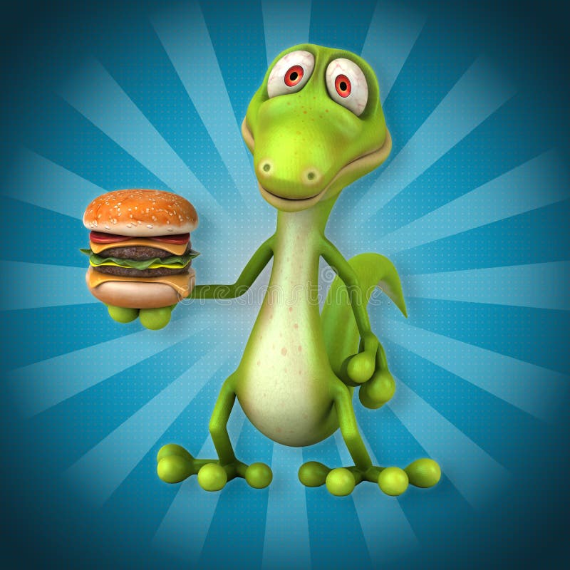 Fun lizard stock illustration. Illustration of reptile - 98554490