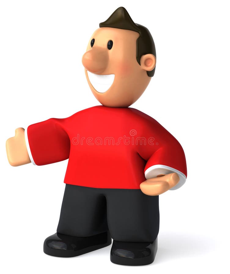 Fun man stock illustration. Illustration of clipart, symbol - 46625484