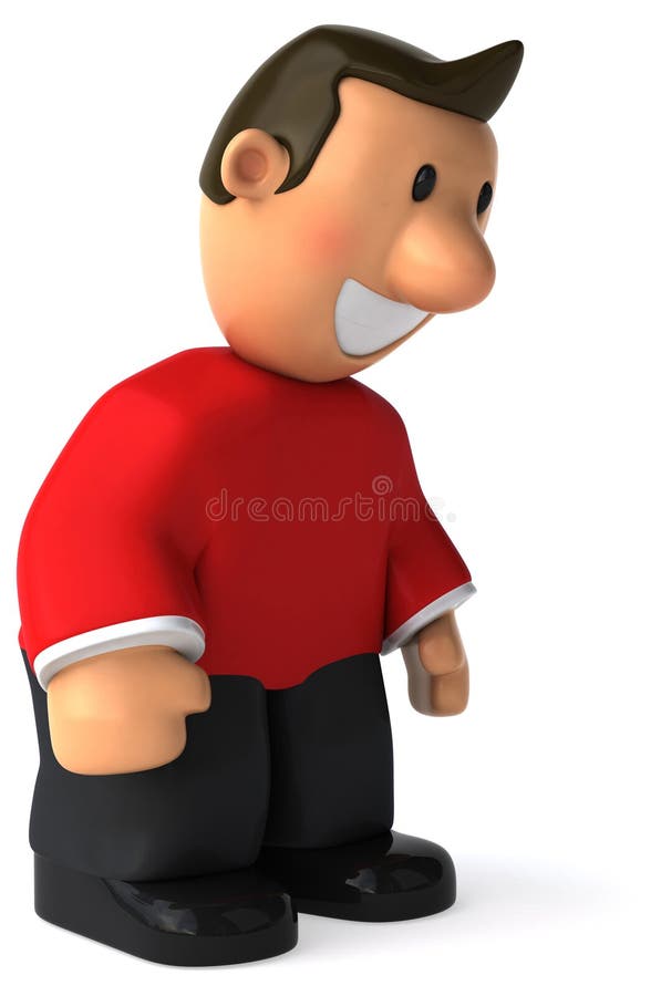 Fun man stock illustration. Illustration of casual, character - 46781667