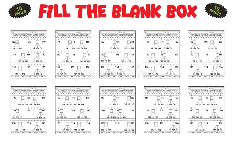 Math Worksheet for Kids with Patterns and Shapes Stock Vector ...