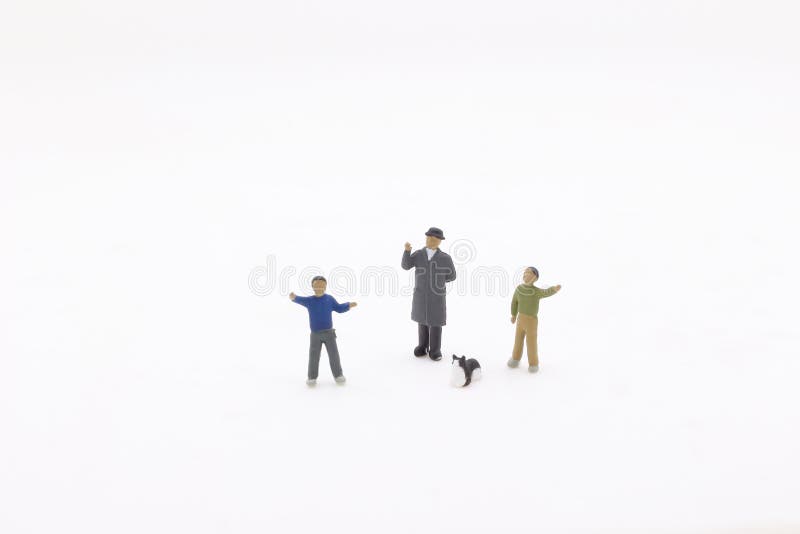 A Fun of Mini Figure on Display Stock Image - Image of national ...