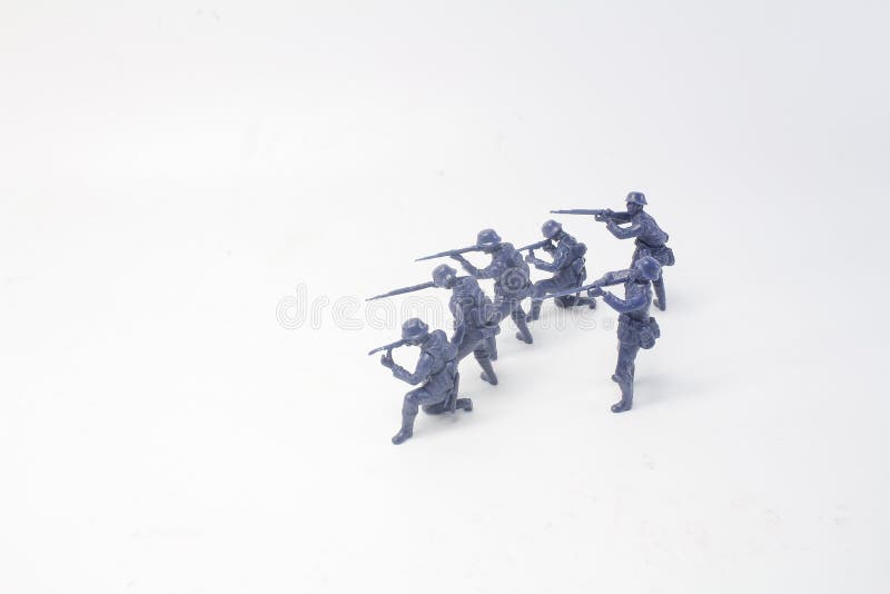 A Fun of Mini Figure Soldier at Display Stock Photo - Image of ...