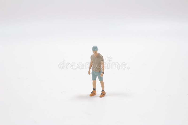 The Fun of a Mini Figure World Stock Image - Image of person, little ...
