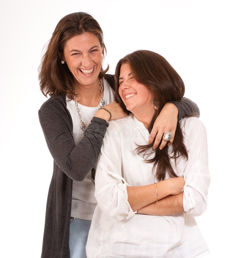 Fun Mother Daughter Relationship Stock Image - Image of caucasian ...