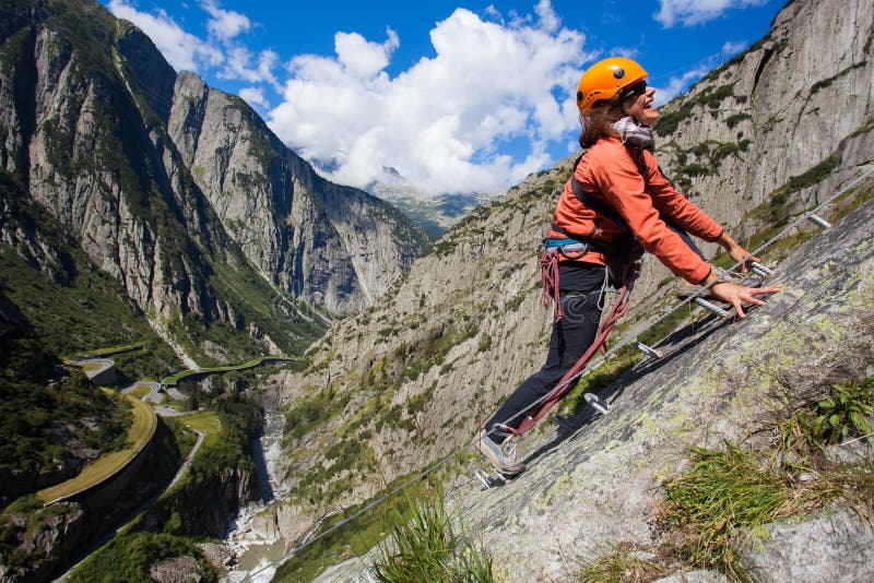 Fun in the mountains stock photo. Image of summer, rock - 33631946