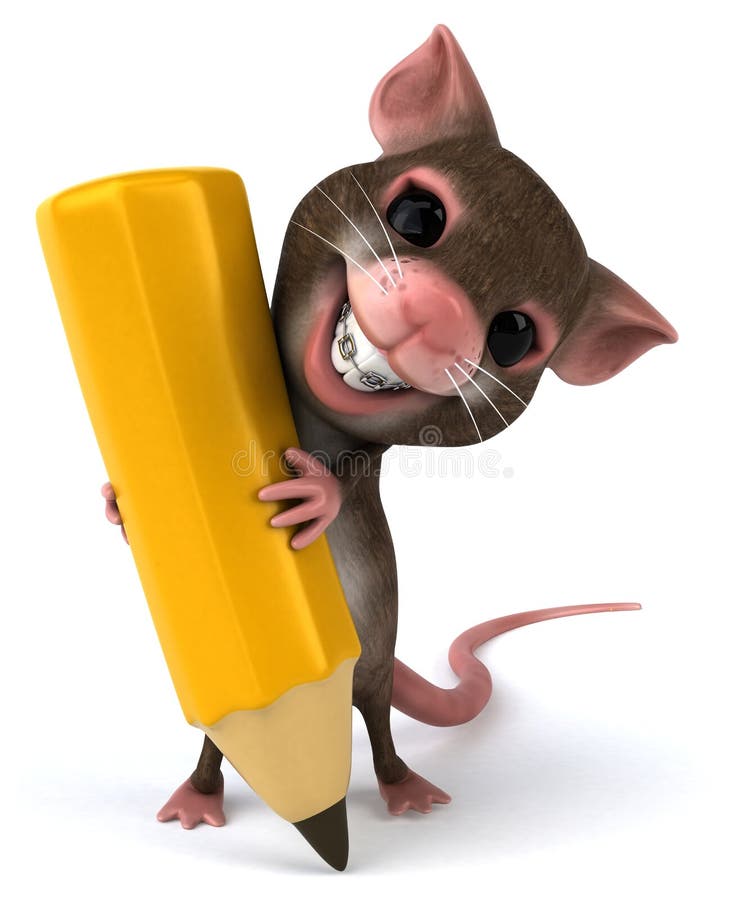 Fun mouse stock illustration. Illustration of dental - 111931595