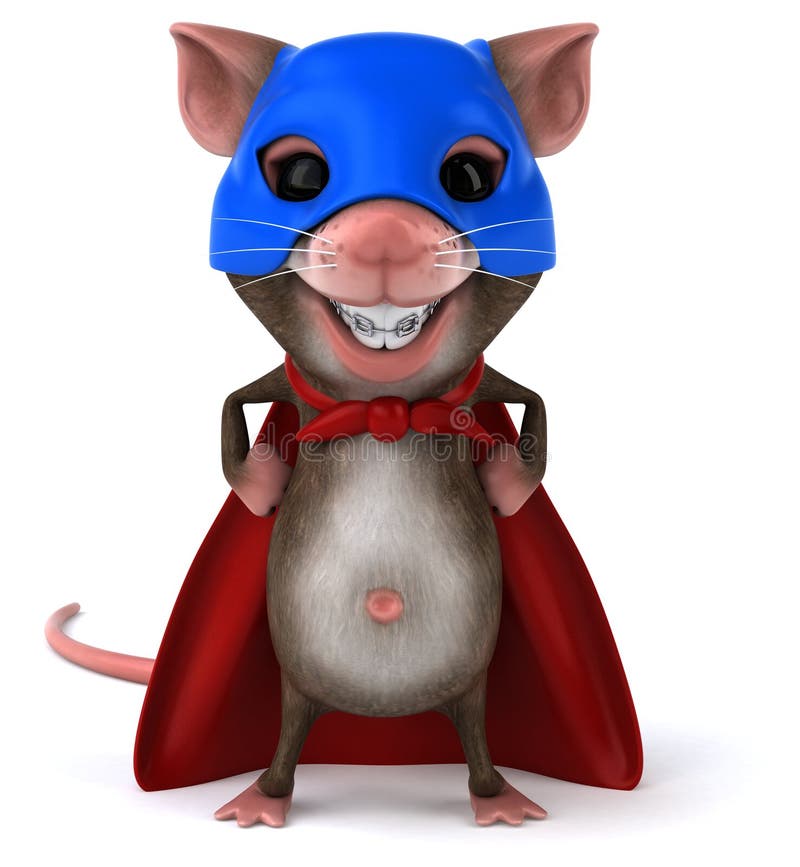 Fun mouse stock illustration. Illustration of cute, healthy - 53113517