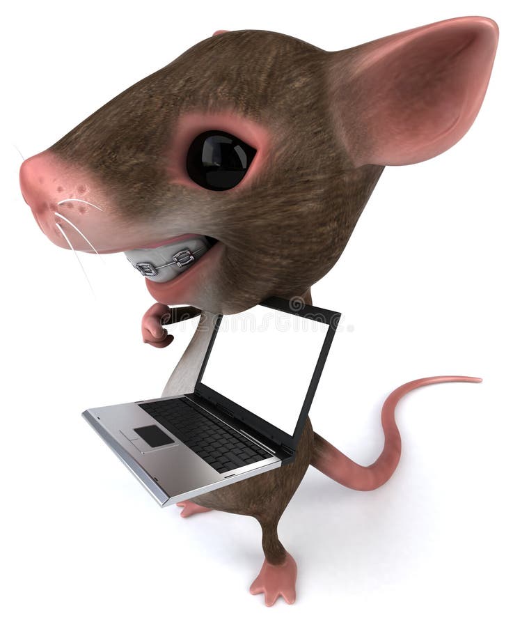 Fun mouse stock illustration. Illustration of render - 53113581