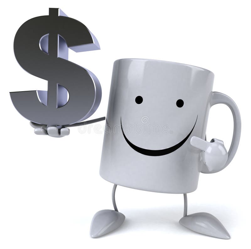 Fun mug stock illustration. Illustration of beverage - 45461250