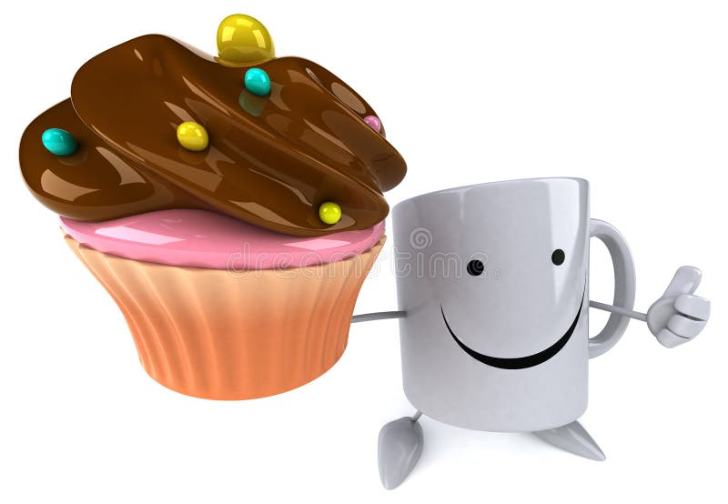 Fun mug stock illustration. Illustration of porcelain - 46047721