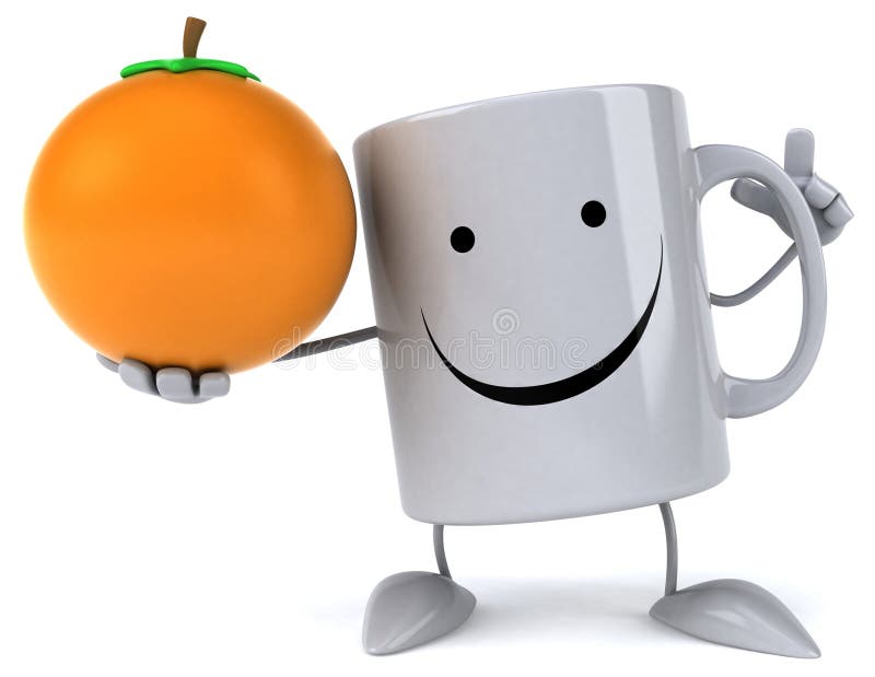 Fun mug stock illustration. Illustration of waking, power - 46993251