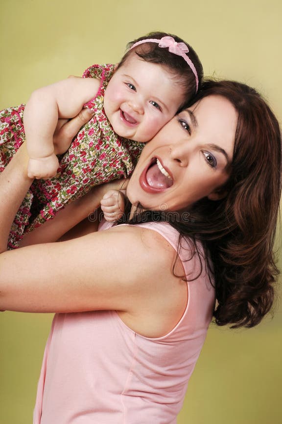 Fun with Mum stock photo. Image of cute, activities, gorgeous - 54350