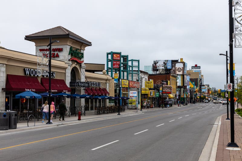 The Fun Neighborhood of Niagara in Canada Editorial Photography - Image ...