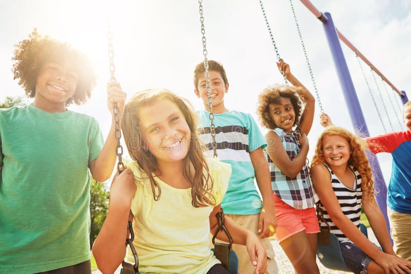 The Fun Never Stops when Theyre Together. a Group of Young Children ...