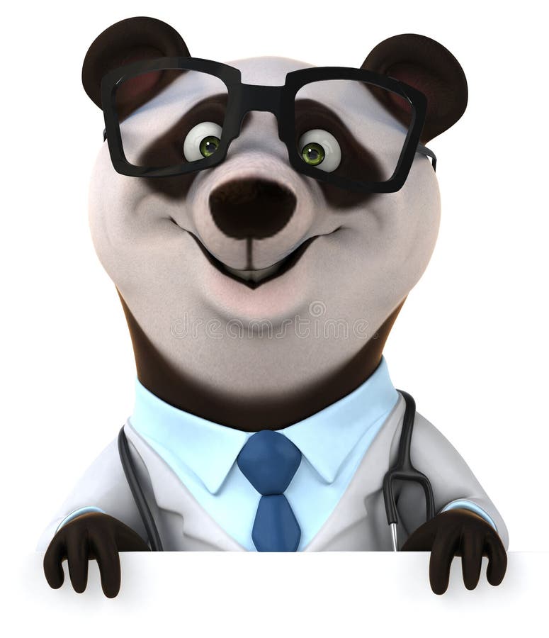 Fun panda stock illustration. Illustration of claw, dangerous - 50014649
