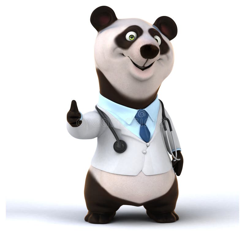 Fun panda stock illustration. Illustration of view, claw - 53995535