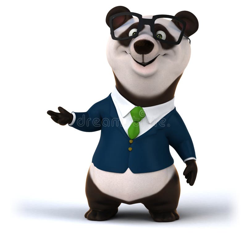 Fun panda stock illustration. Illustration of wildlife - 57517067