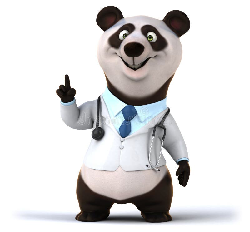 Fun panda stock illustration. Illustration of design - 57517069
