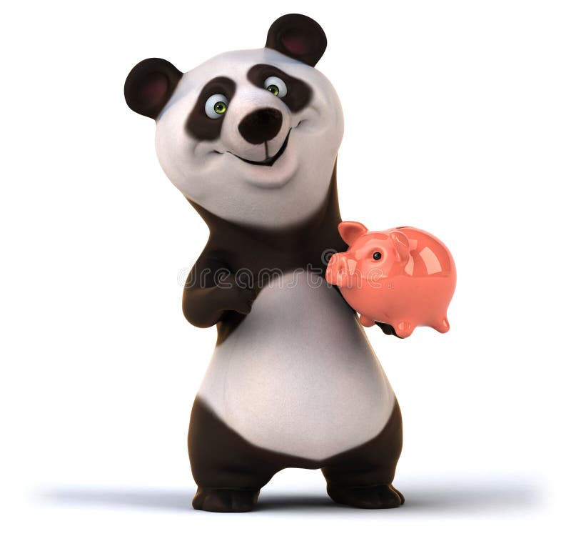 Fun panda stock illustration. Illustration of icon, claw - 57517103