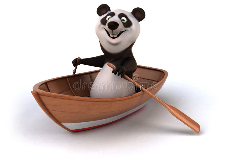 Fun panda stock illustration. Illustration of claw, panda - 66006937