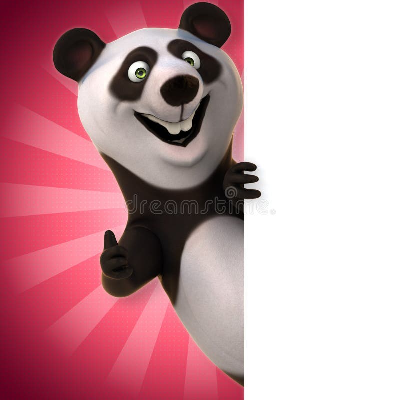 Fun panda stock illustration. Illustration of claw, strength - 66188637