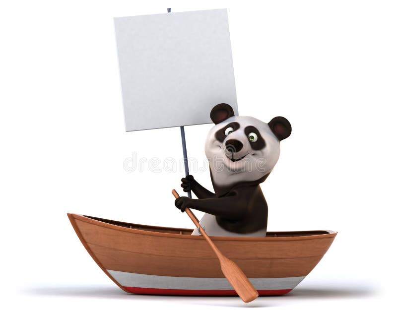Fun panda stock illustration. Illustration of claw, ocean - 69024589