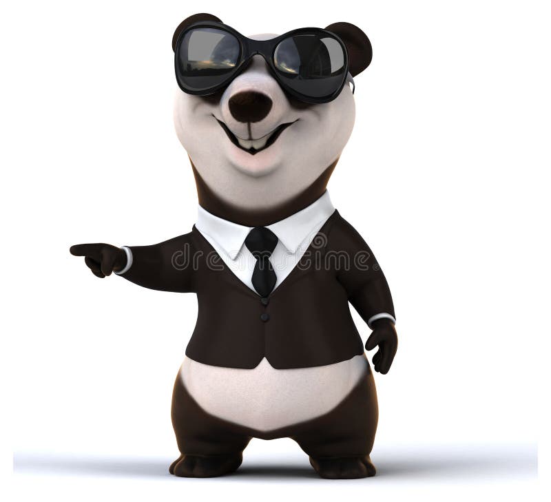 Fun panda stock illustration. Illustration of icon, claw - 76176559