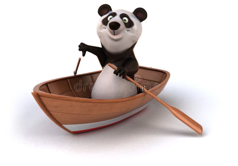 Fun panda stock illustration. Illustration of claw, wildlife - 80531470