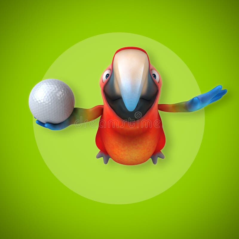 Fun parrot stock illustration. Illustration of natural - 78539561