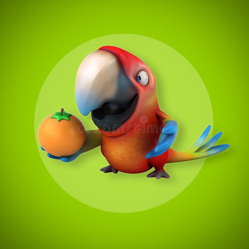 Fun parrot stock illustration. Illustration of macaw - 78539590