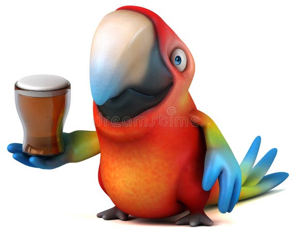 Parrot Bird Beer Stock Illustrations – 38 Parrot Bird Beer Stock ...