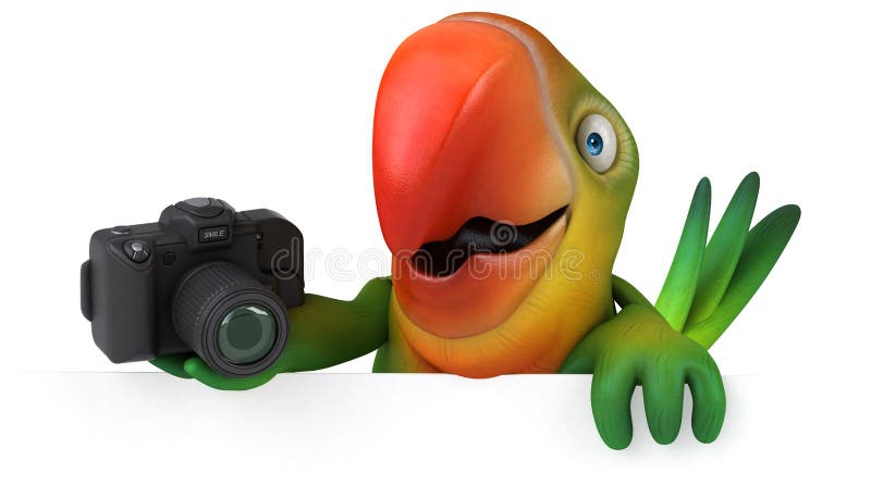 Fun parrot stock illustration. Illustration of macaw - 82632428