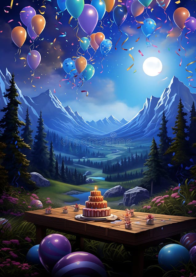 Fun party backdrops stock illustration. Illustration of online - 284709606