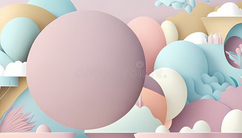 Fun with Pastel: Lively Background for Playful Presentations Stock ...