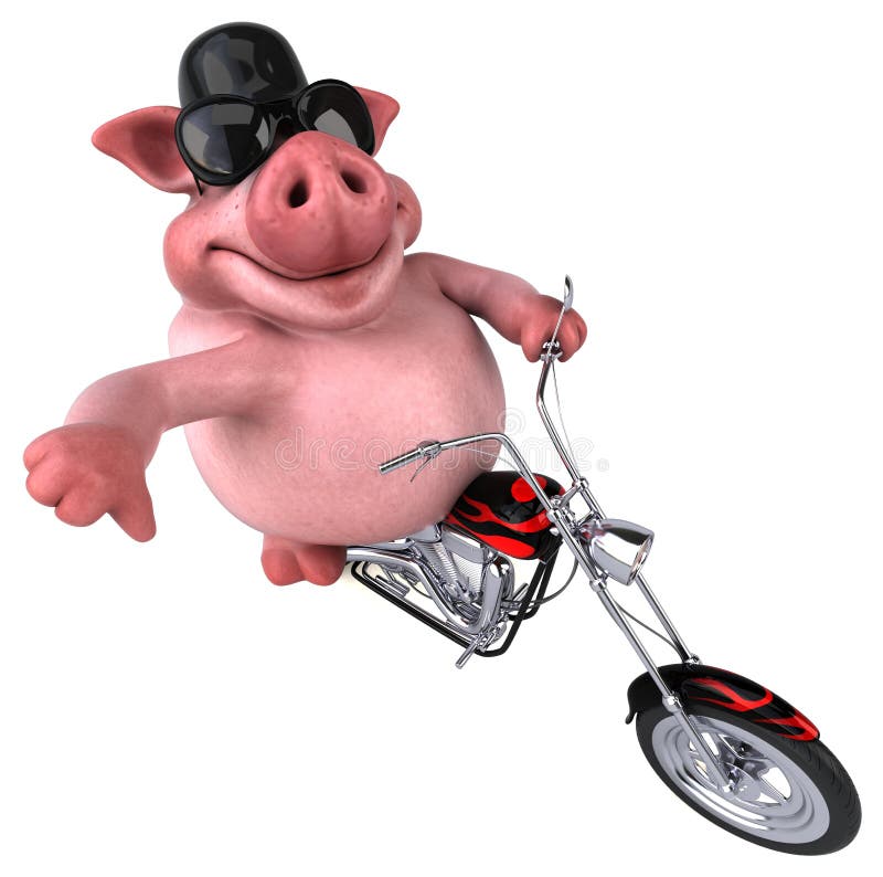 Biker Pig Stock Illustrations – 105 Biker Pig Stock Illustrations ...