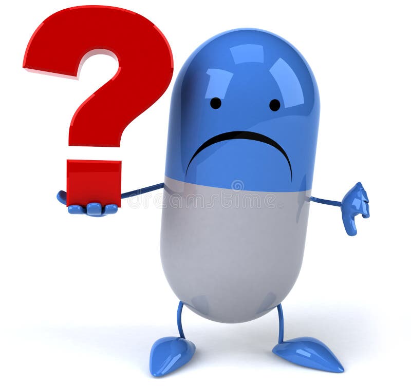 Fun pill stock illustration. Illustration of blue, medicine - 44872171