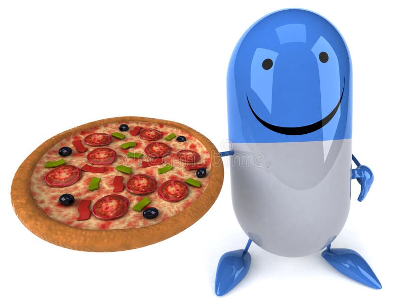 Fun pill stock illustration. Illustration of medication - 48140107