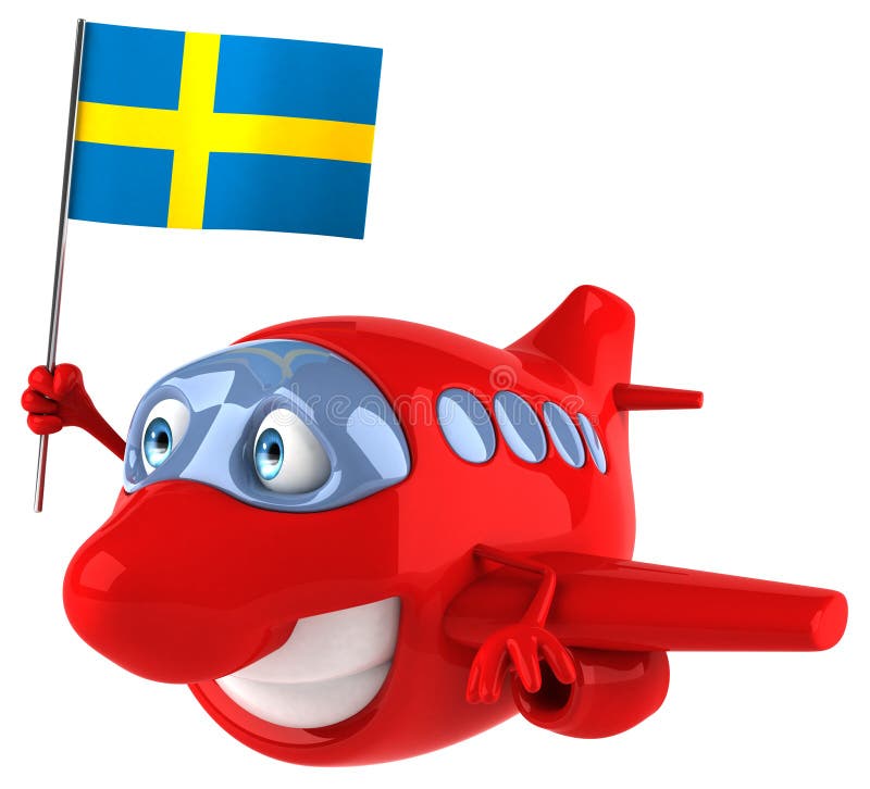 Fun plane stock illustration. Illustration of aerial - 48021145