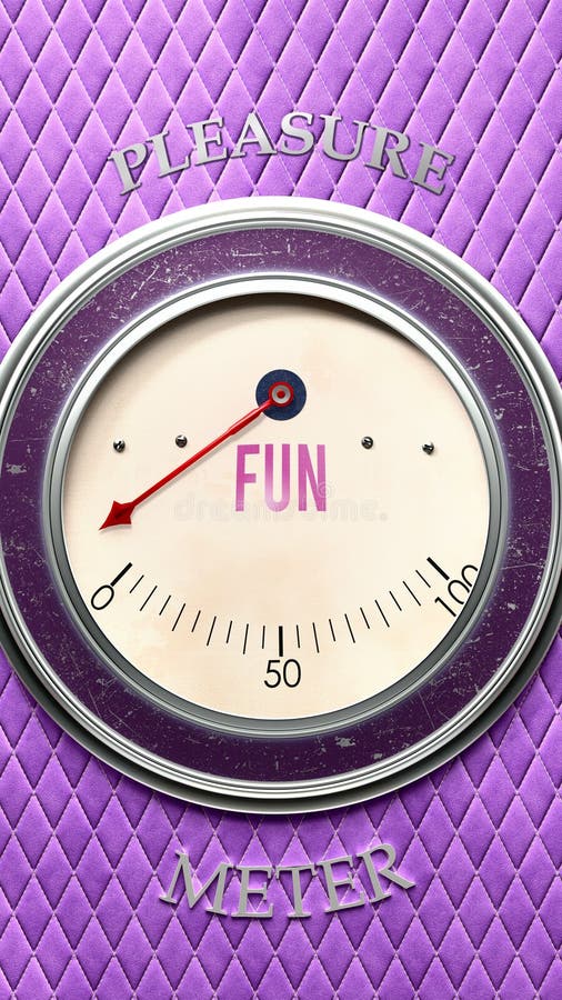 Fun and Pleasure that is Hitting a Full Scale, Showing a Very High ...