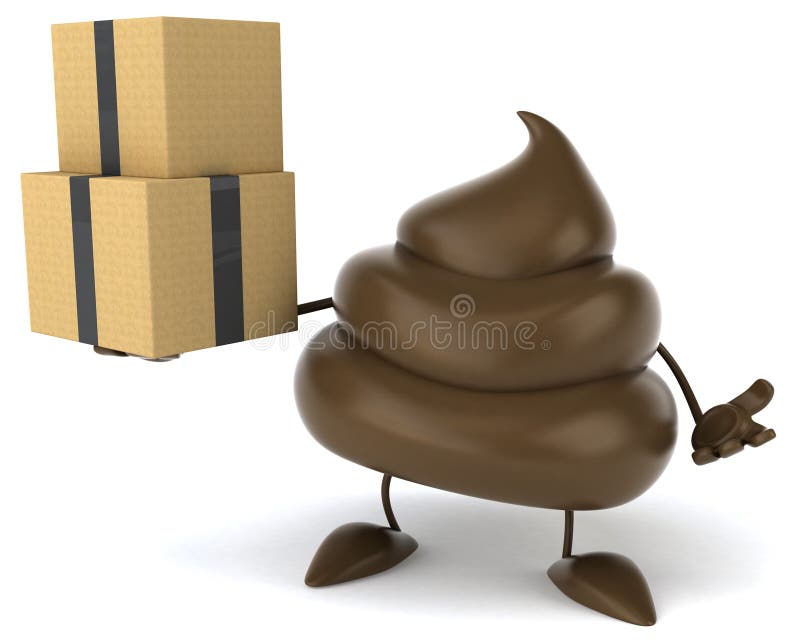 Fun poop stock illustration. Illustration of shit, doodoo - 53220258