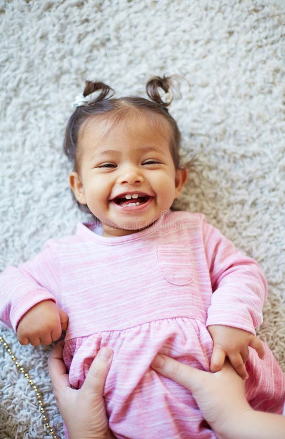 Fun stock image. Image of girl, infant, cheerful, childhood - 59760707