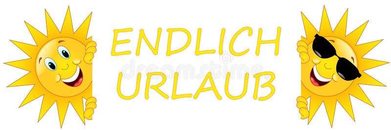 Fun Postcard Design with Finally Summer Written in German on a White ...