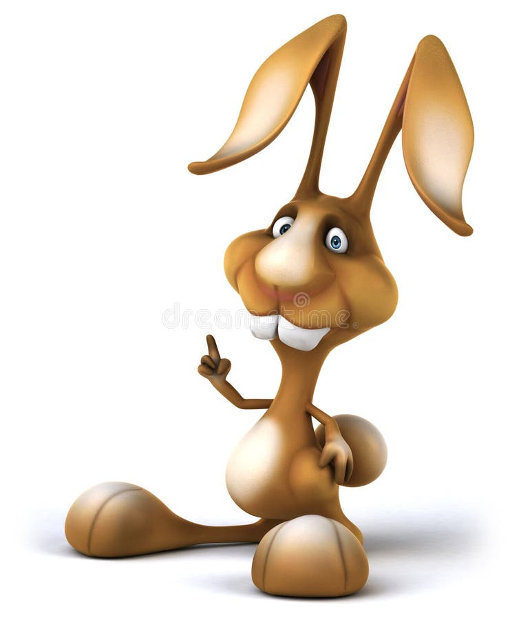 Cute bunny stock illustration. Illustration of hare, rabbit - 18584213