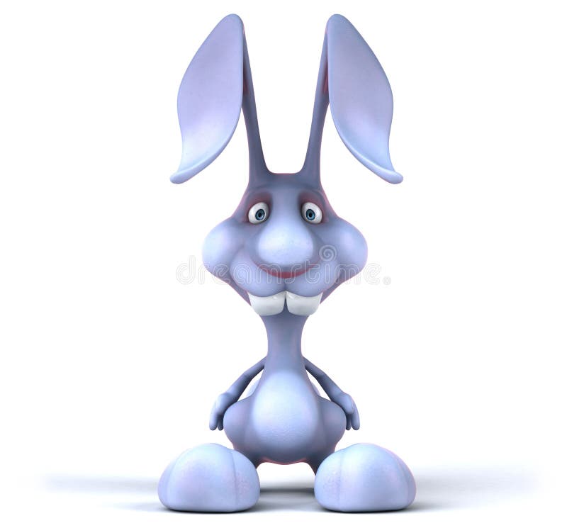 Fun rabbit stock illustration. Illustration of mammal - 47525464