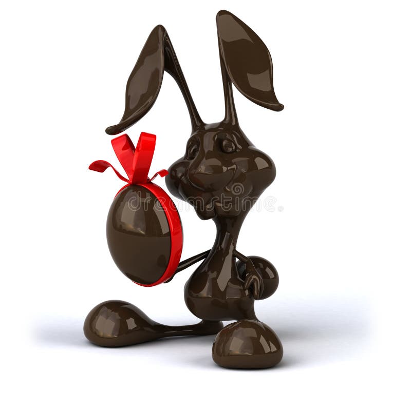 Fun rabbit stock illustration. Illustration of cute, domestic - 47525629